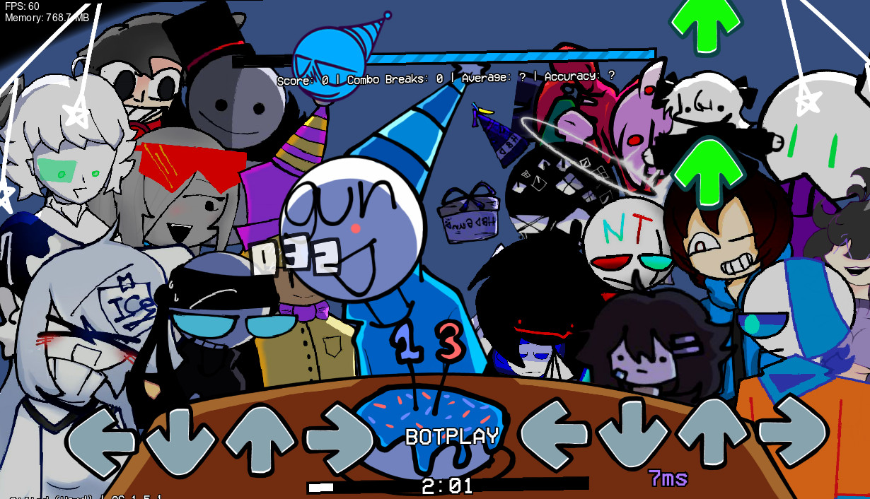 FNF : Happy Birthday Gousb 2552 Mod for Friday Night Funkin' | FNF Mods