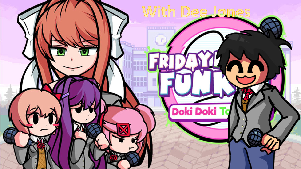 Doki Doki Takeover with Dee Jones! Mod for Friday Night Funkin' | FNF Mods