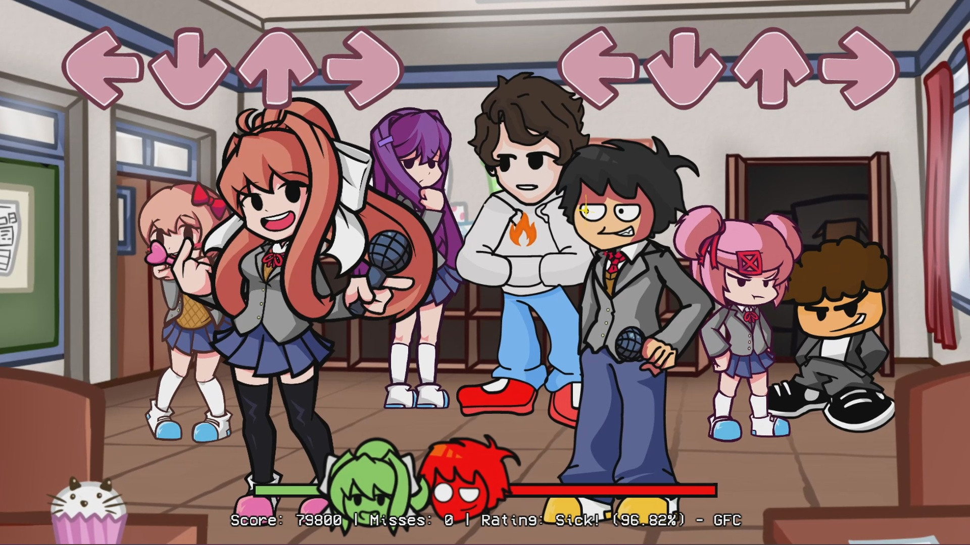 Doki Doki Takeover with Dee Jones! Mod for Friday Night Funkin' | FNF Mods