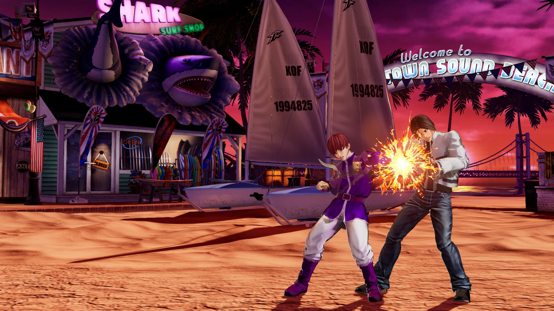 Original Purple Orochi Chris Recolor Mod for The King of Fighters XV ...