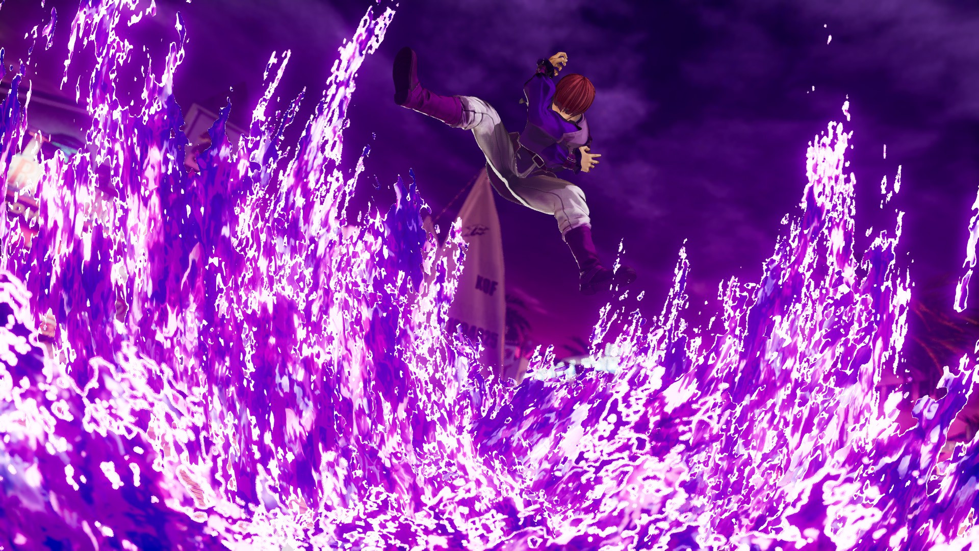 Original Purple Orochi Chris Recolor Mod for The King of Fighters XV ...