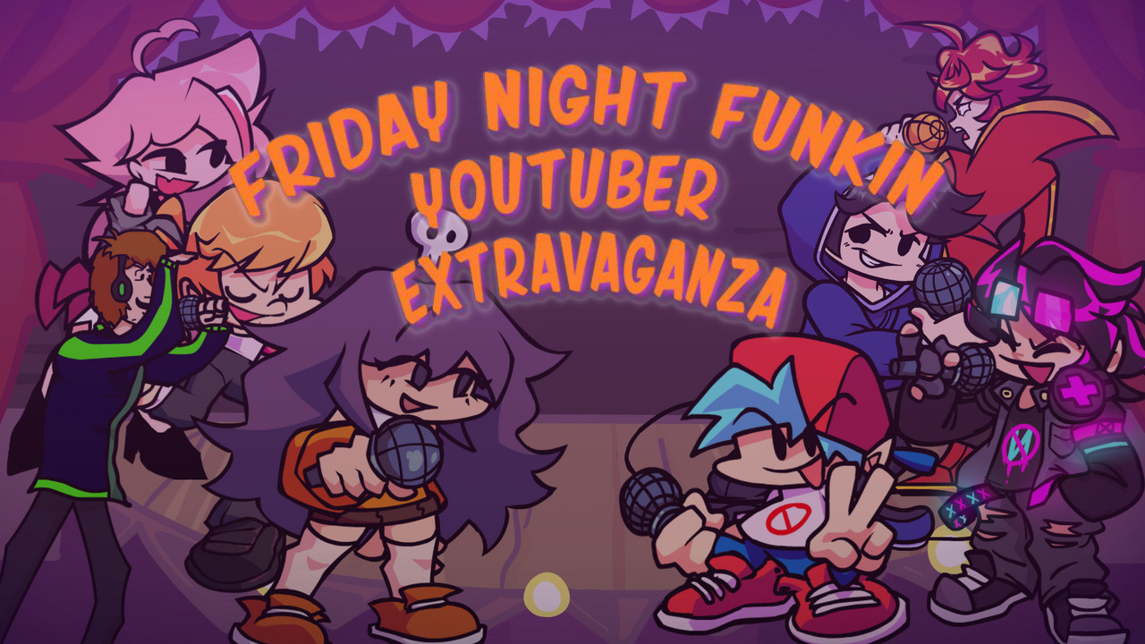 FNF Youtuber Extravaganza Mod for Friday Night Funkin' | FNF Mods