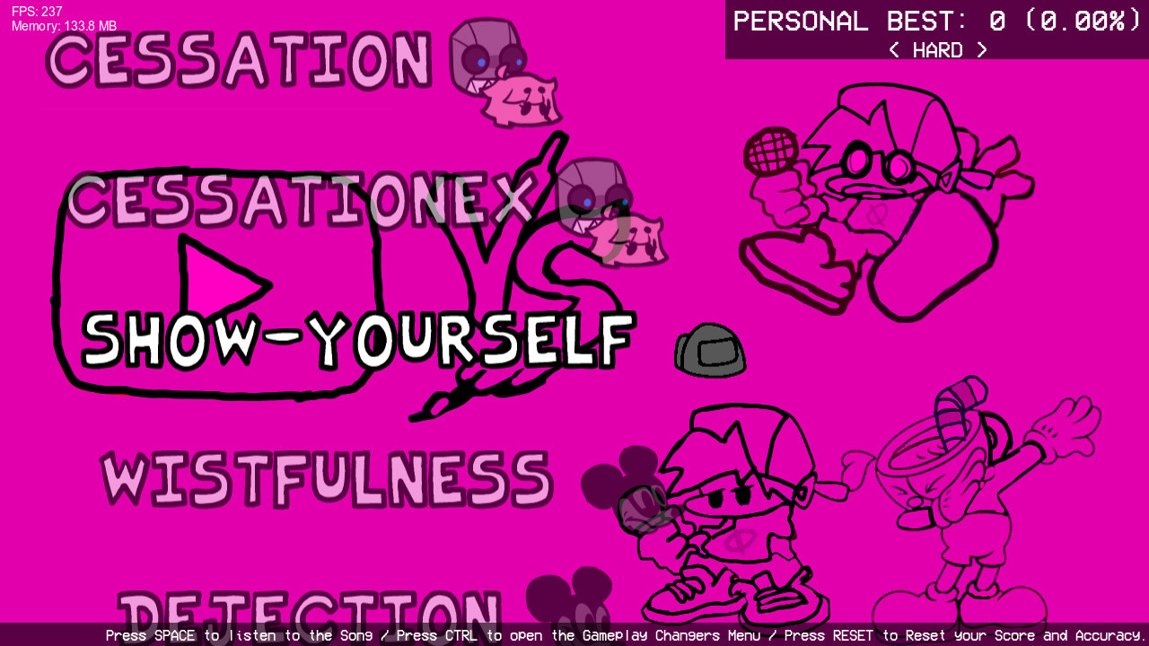 Show yourself port psych engine [Friday Night Funkin'] [Mods]