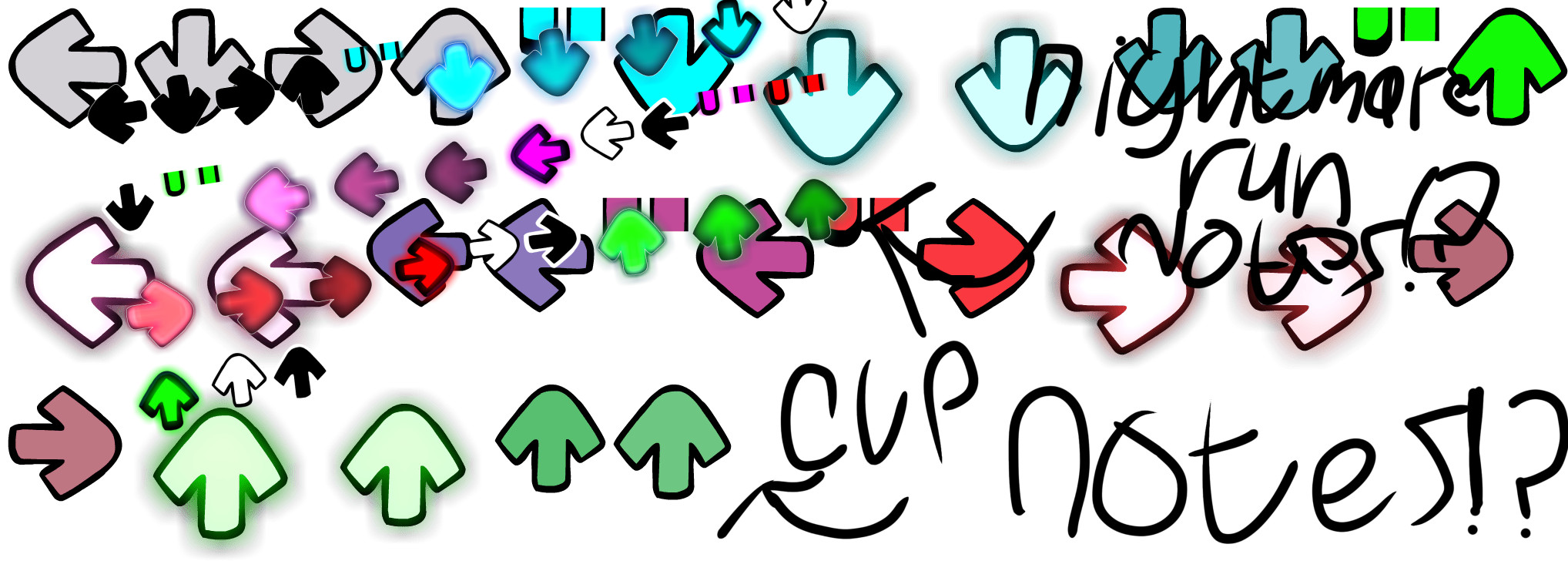 Indie Cross Notes Mod for Friday Night Funkin' | FNF Mods