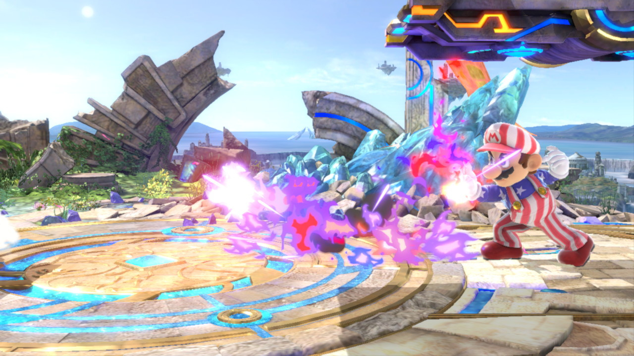 Slot-Coded Mario Fireballs [Super Smash Bros. Ultimate] [Mods]