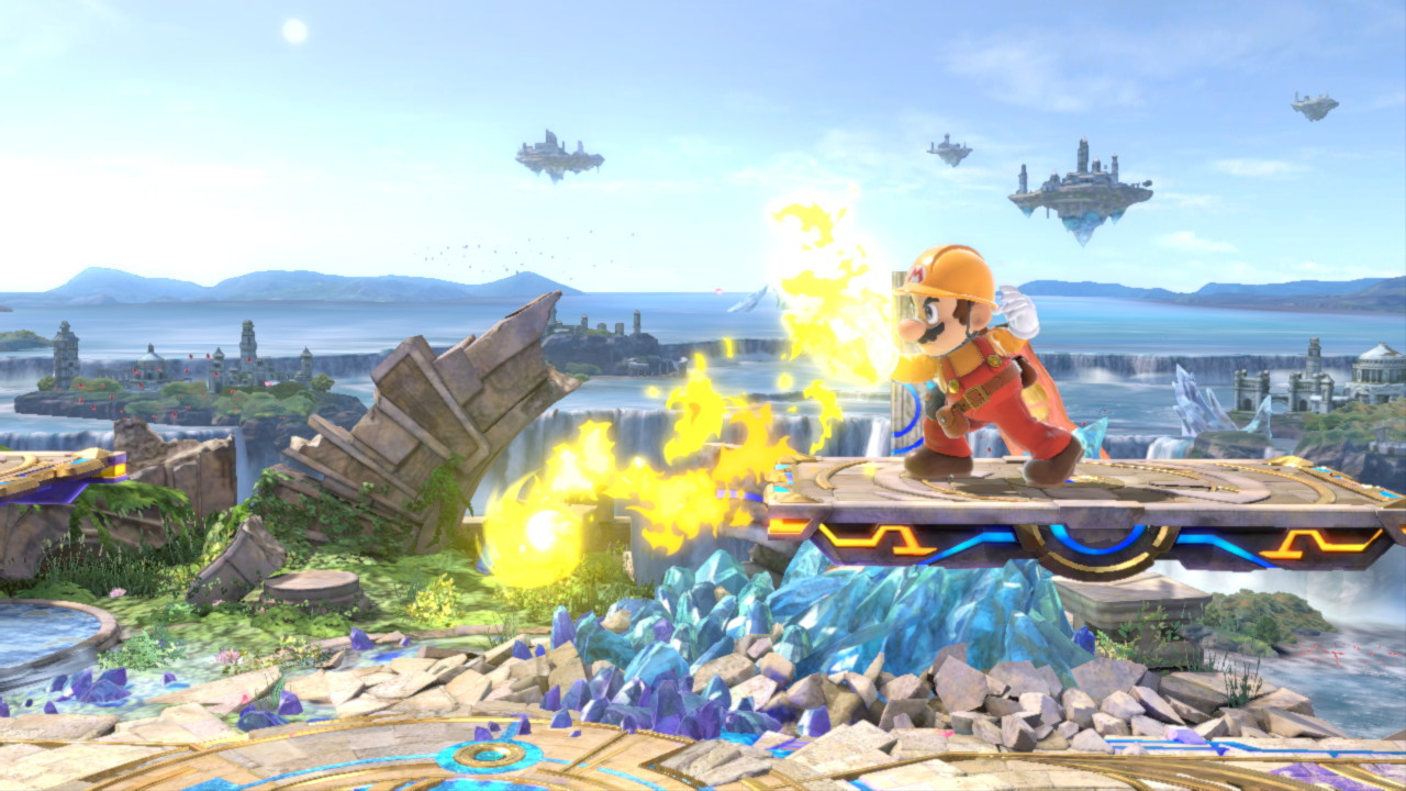 Slot-Coded Mario Fireballs [Super Smash Bros. Ultimate] [Mods]