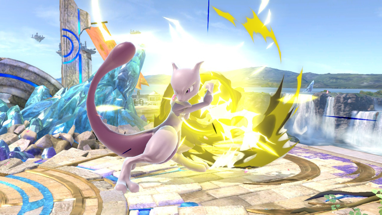 Mewtwo Gold Yellow Effects Mod for Super Smash Bros. Ultimate | SSBU Mods