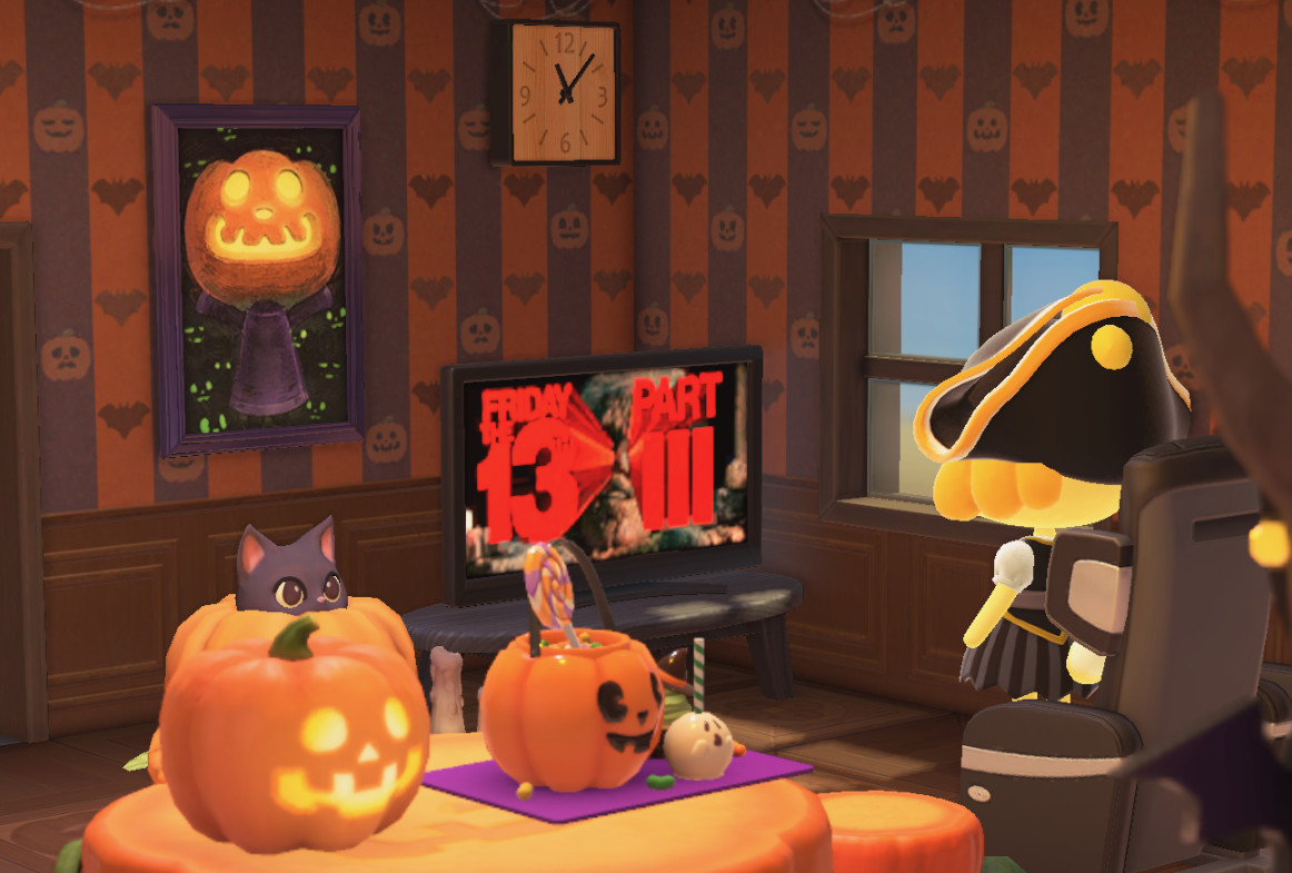 Halloween TV Mod for Animal Crossing: New Horizons | ACNH Mods
