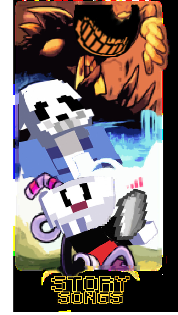 Indie Craft | FNF Indie Cross Minecraft Reskin Mod for Friday Night ...