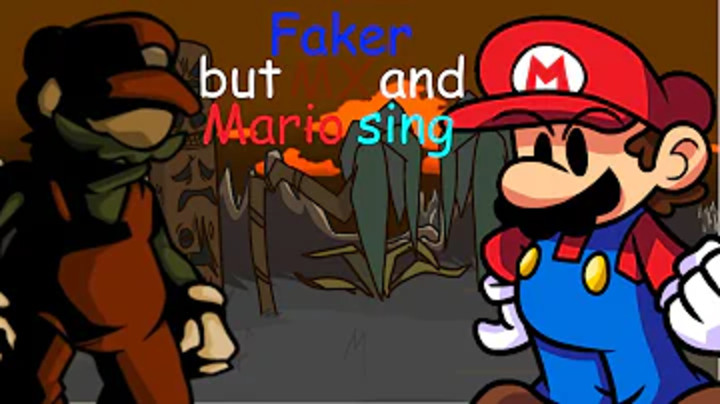 Faker but mario? and mario sing it Mod for Friday Night Funkin' | FNF Mods