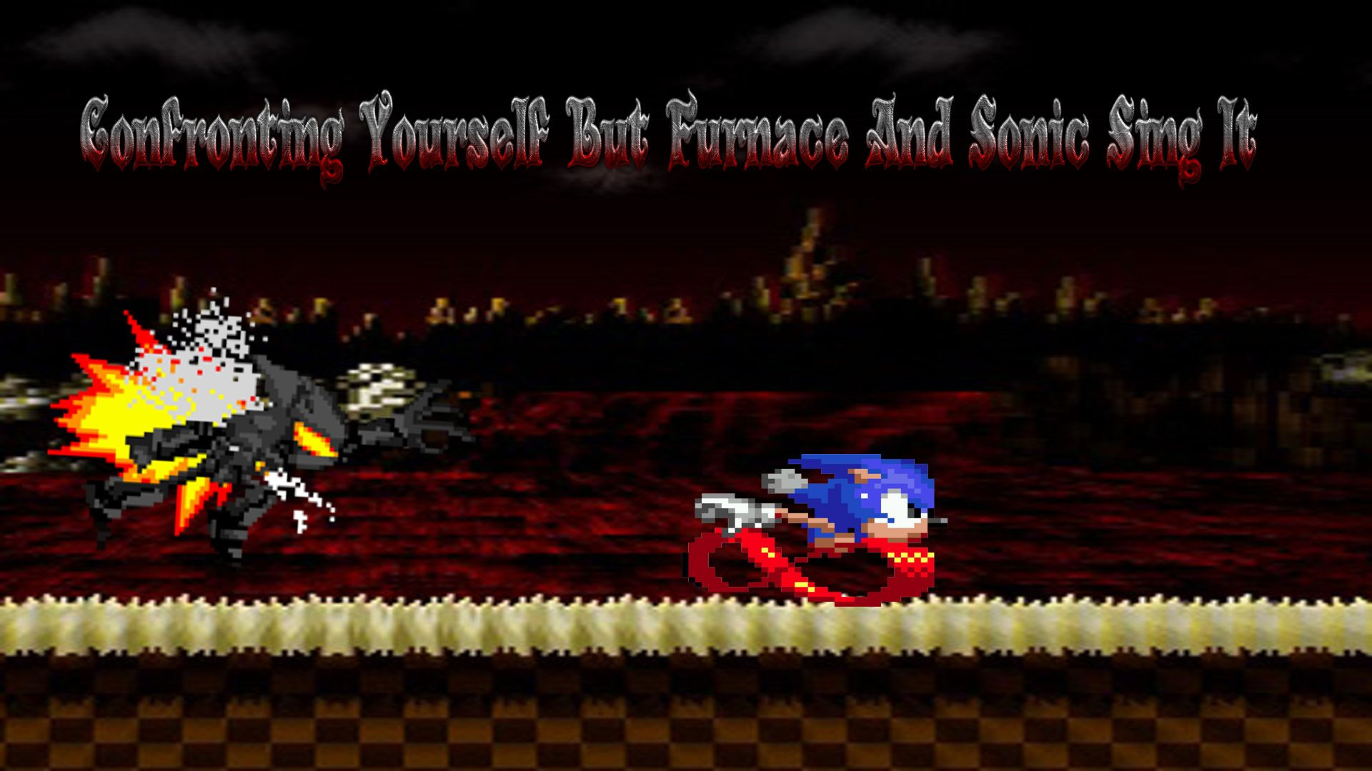 Confronting Yourself But Sonic And Furnace Sing It Mod for Friday Night ...