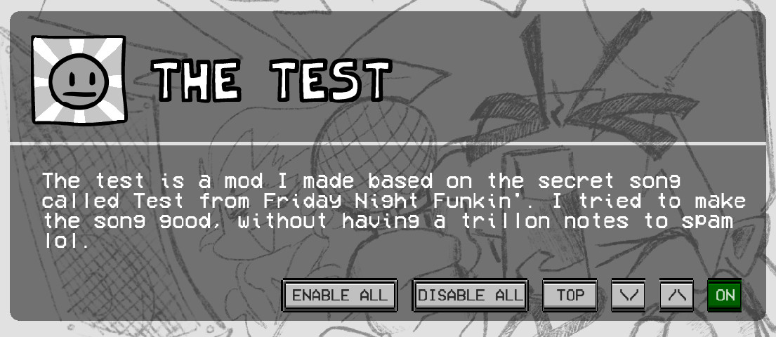 The Test - Friday Night Funkin' Mod Mod for Friday Night Funkin' | FNF Mods