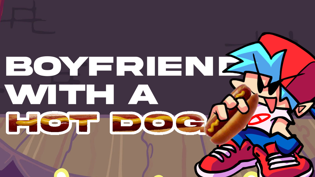 boyfriend with a hot dog [Friday Night Funkin'] [Mods]