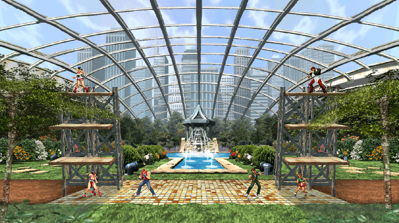 South Town Greenhouse (King of Fighters Neowave) Mod for Super Smash ...