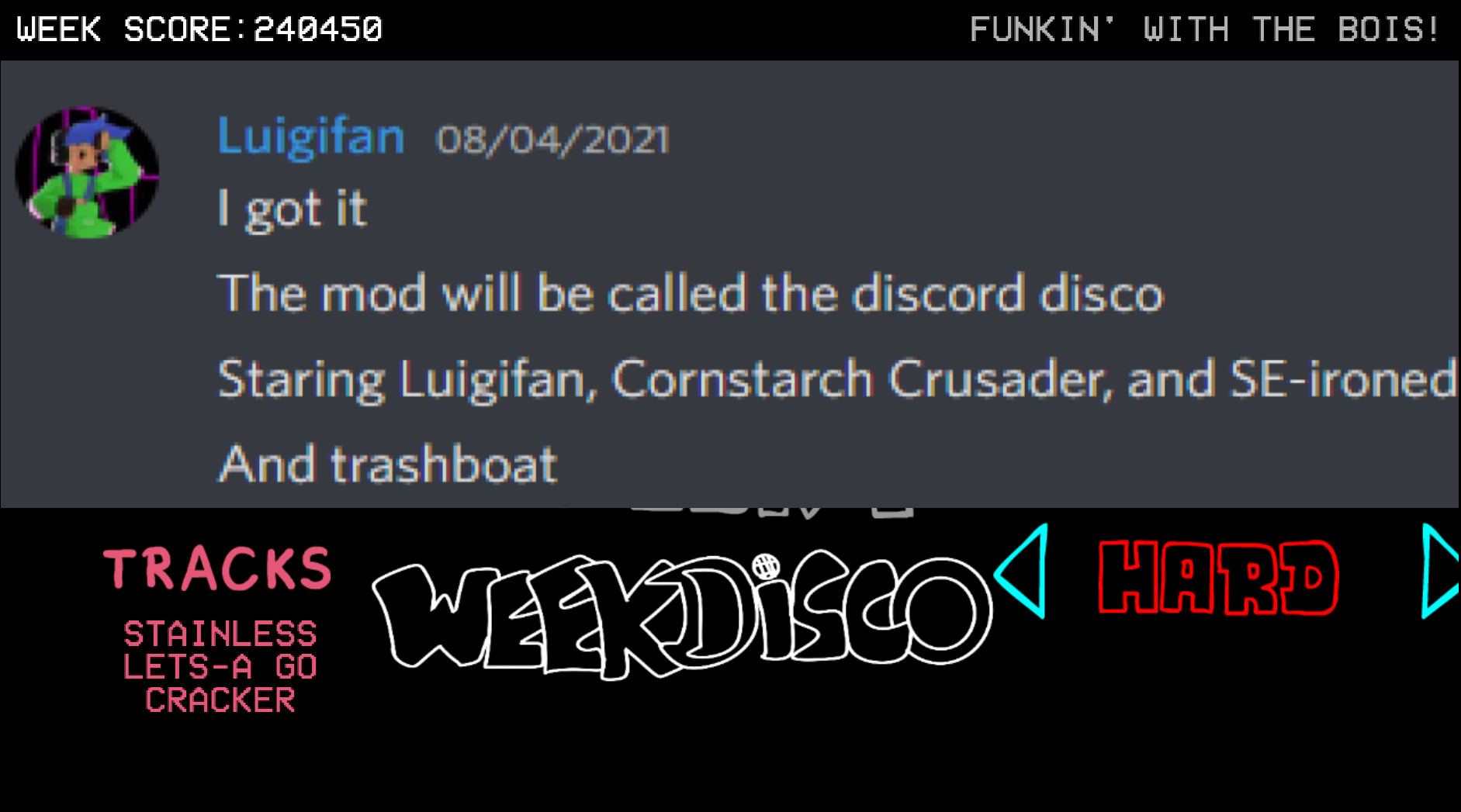 Friday Night Funkin': Discord Disco (LEGACY PAGE) Mod for Friday Night ...