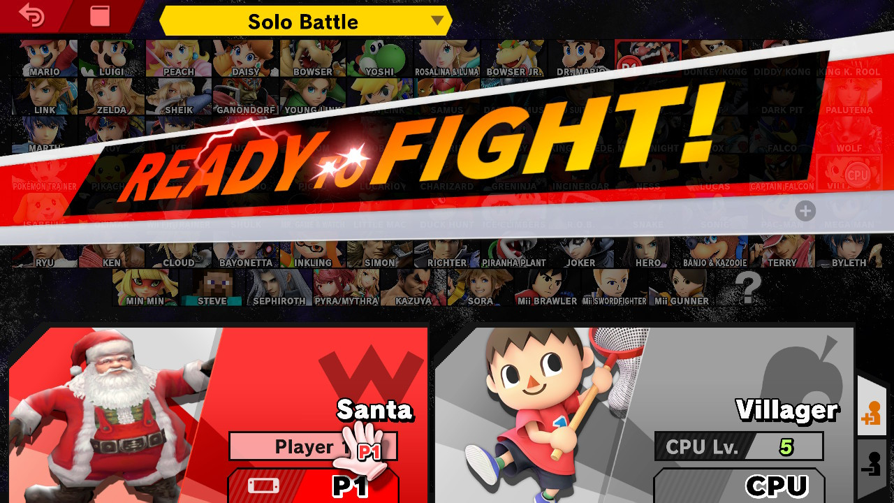 Santa Claus Mod for Super Smash Bros. Ultimate | SSBU Mods