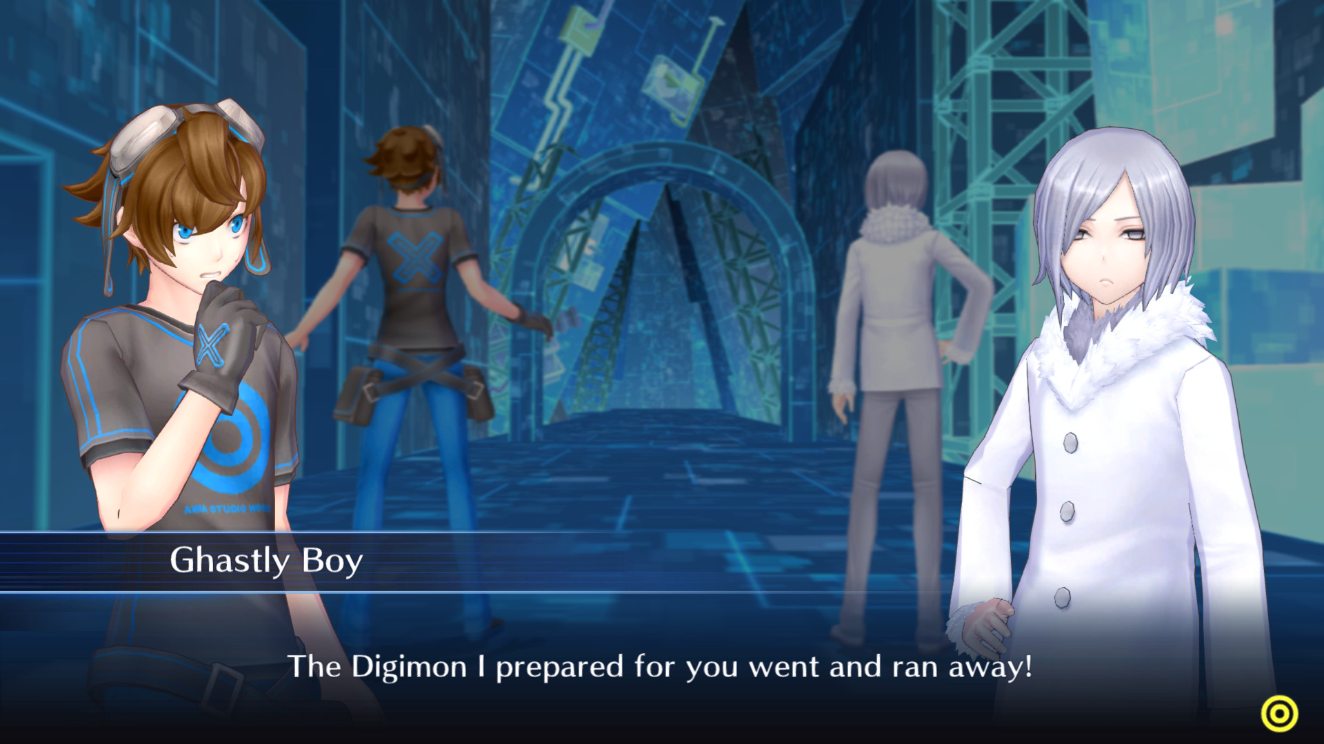 MC Recolor - Blue + Brown Hair Mod for Digimon Story Cyber Sleuth ...