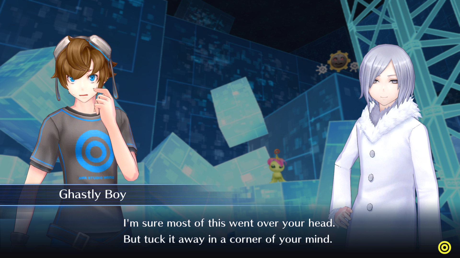 MC Recolor - Blue + Brown Hair Mod for Digimon Story Cyber Sleuth ...