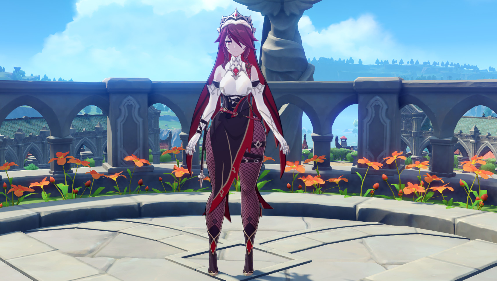 Thicc Rosaria Mod for Genshin Impact | GI Mods