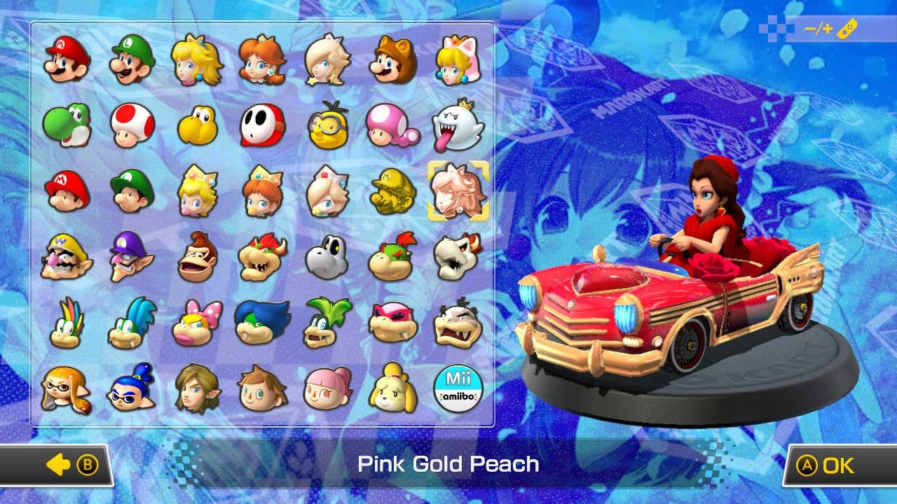 Pauline Rose (with tour animations) + biker suit Mod for Mario Kart 8 ...