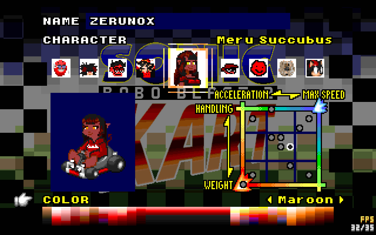 Zerunox's Character Pack Mod for Sonic Robo Blast 2 Kart | SRB2K Mods