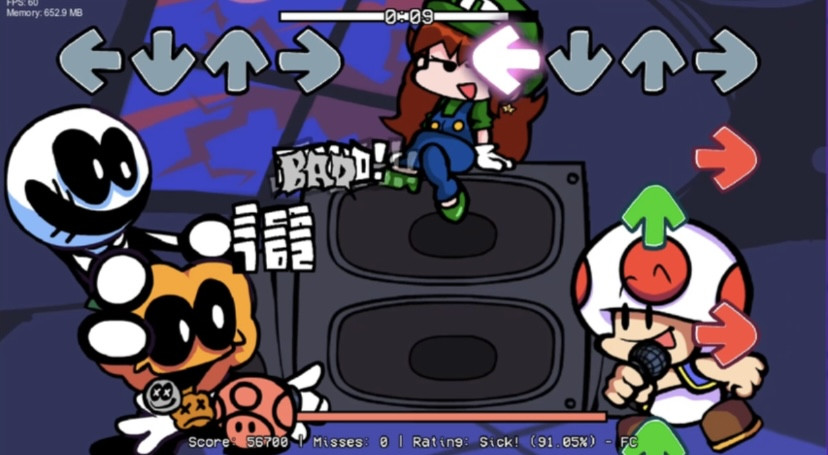 FNF: Toad Over BF [Friday Night Funkin'] [Mods]