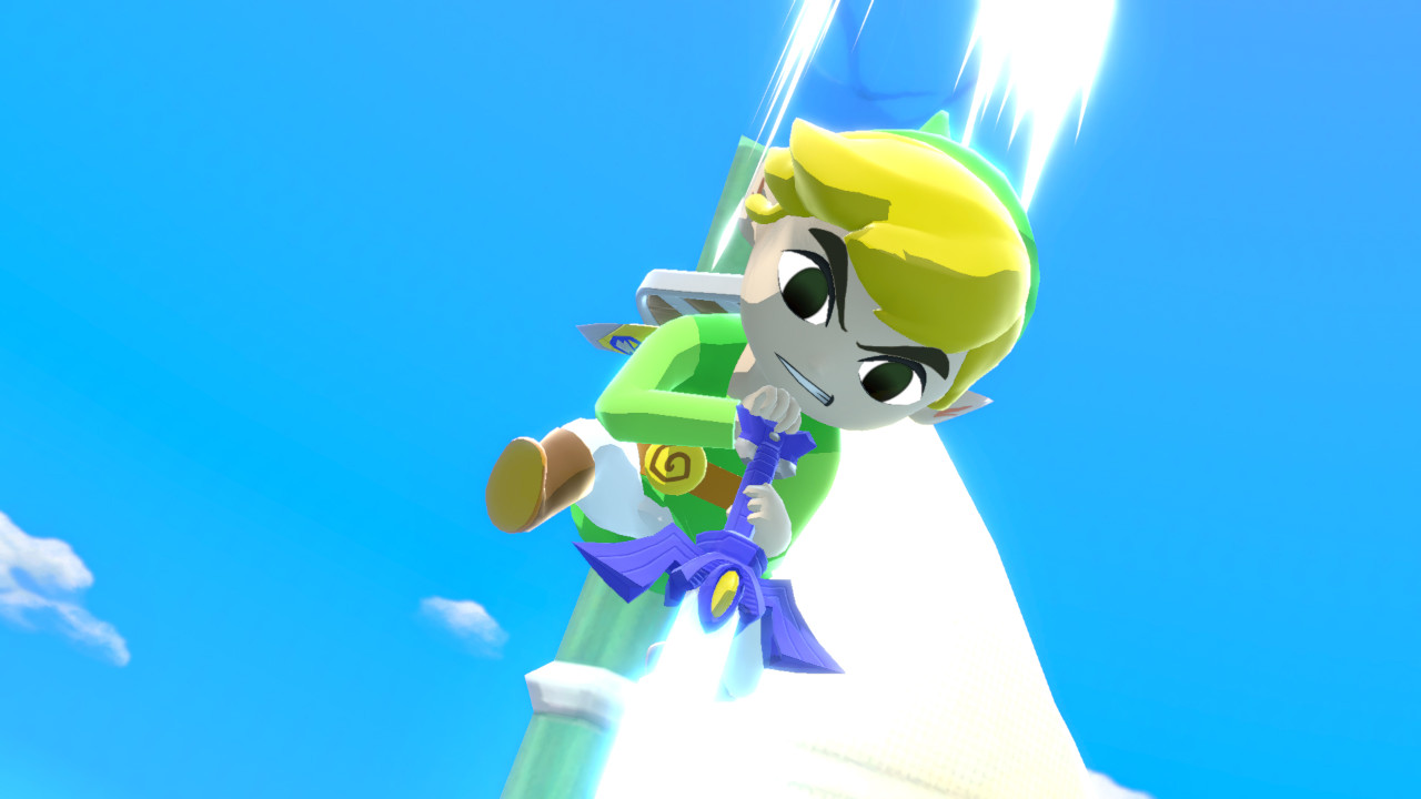 Wind-Waker Art Style Toon Link Mod for Super Smash Bros. Ultimate | SSBU Mods