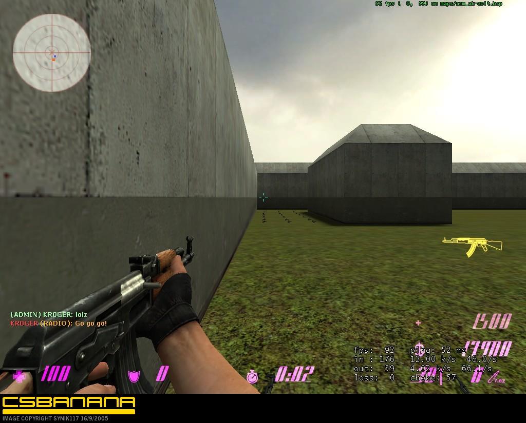 sYniks Pink Hud [Counter-Strike: Source] [Mods]