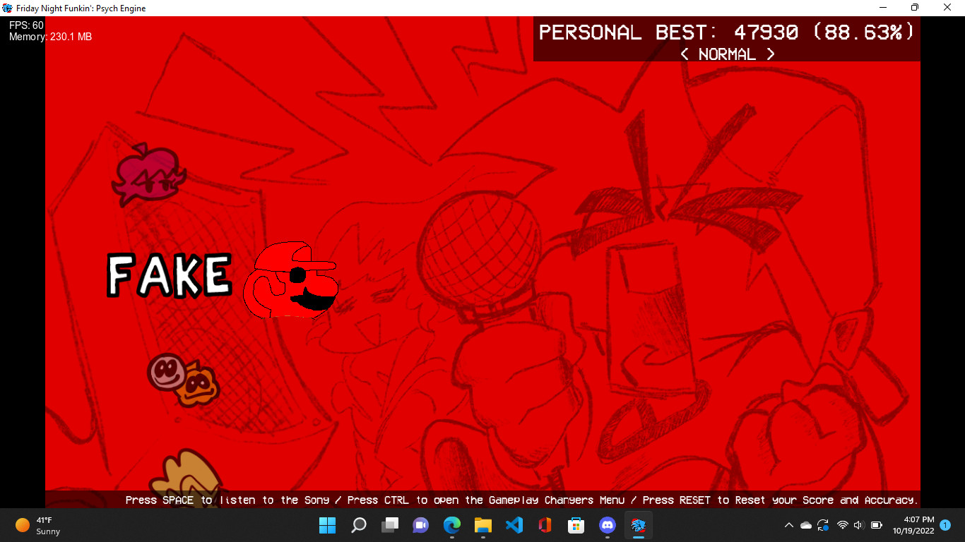 fnf normal mario mod DEMO [Friday Night Funkin'] [Mods]