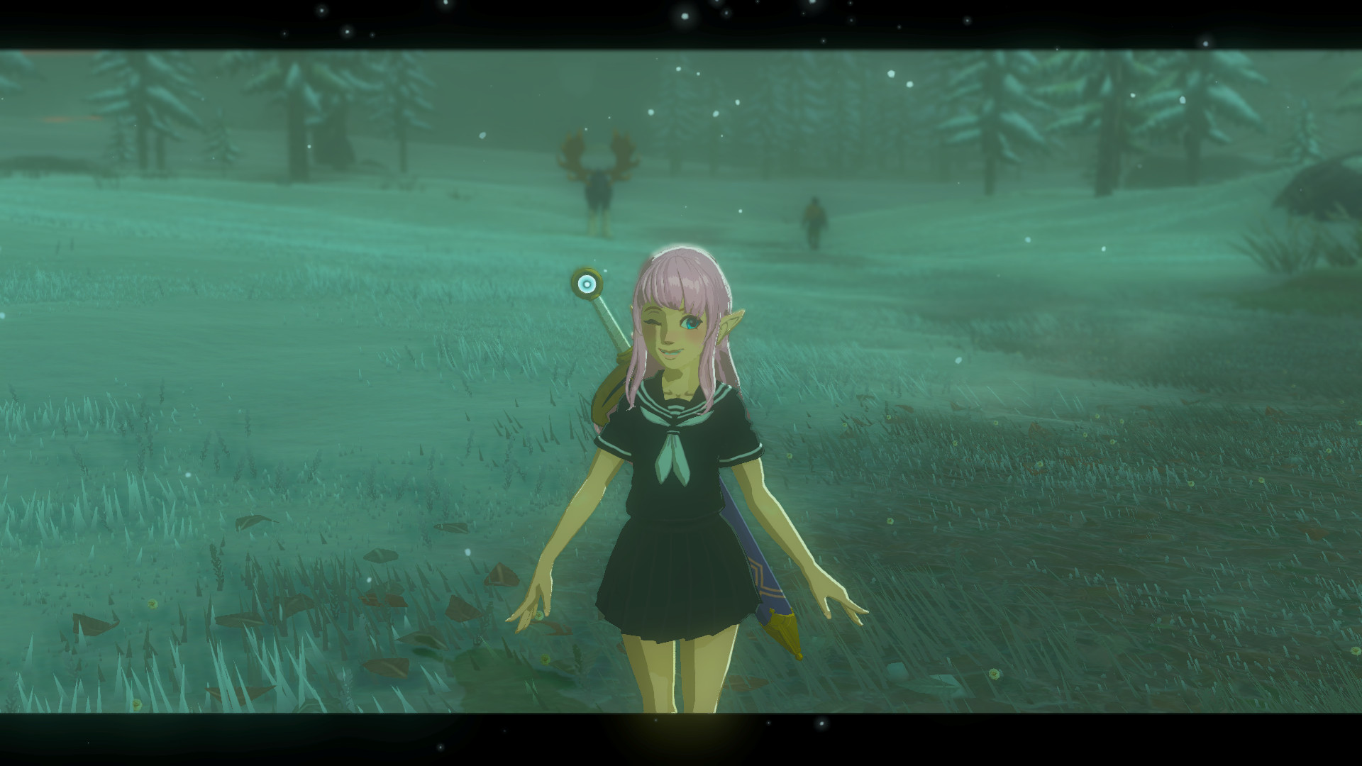Linkle 3.0 Wind Set Seifuku Recolors Mod for The Legend of Zelda ...