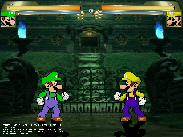 Palettes for Warner Luigi Mod for M.U.G.E.N | MUGEN Mods