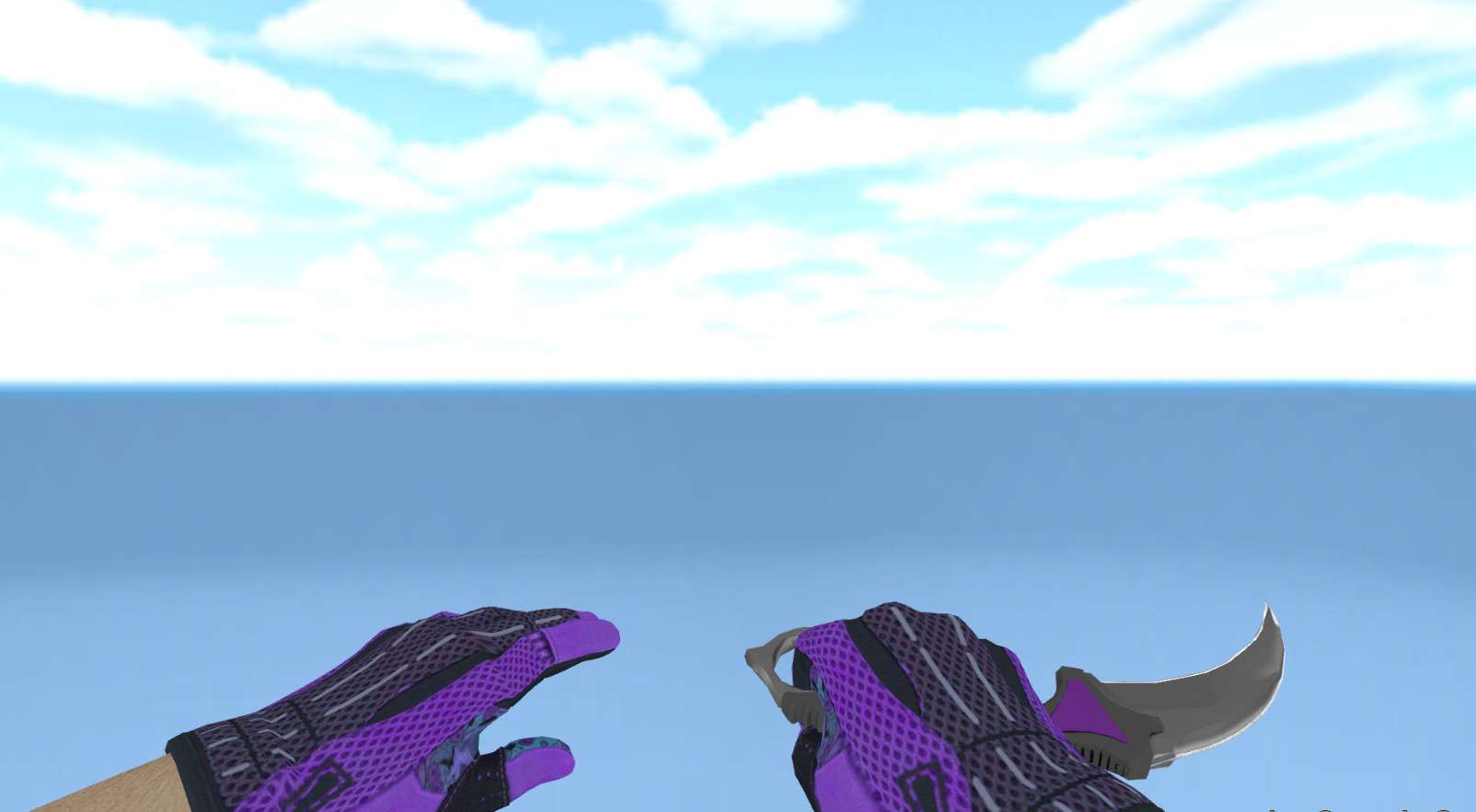 HD Textured Ultraviolet Karambit [Knife] Mod for Counter-Strike 1.6 ...