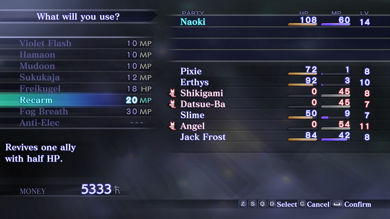 Buffed Recarm/Revival Bead Mod for Shin Megami Tensei: III Nocturne HD ...
