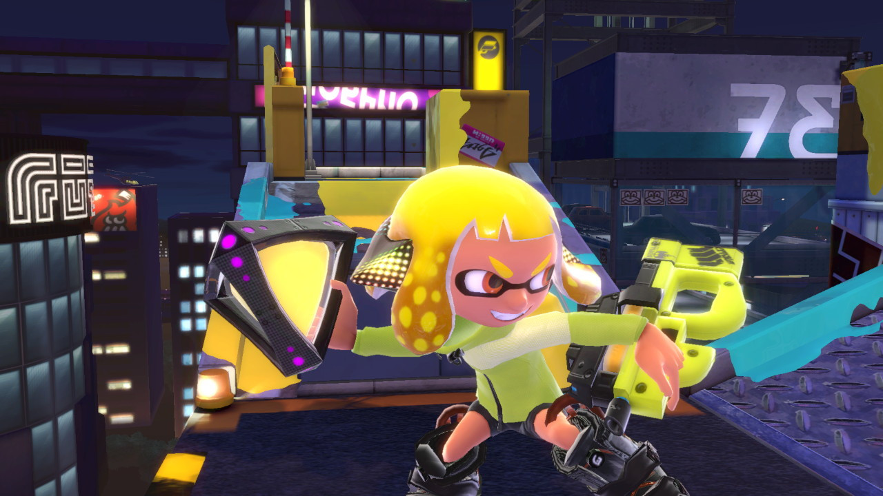 (v3) Hero Weapons for Agent 3 & 4 [Super Smash Bros. Ultimate] [Mods]