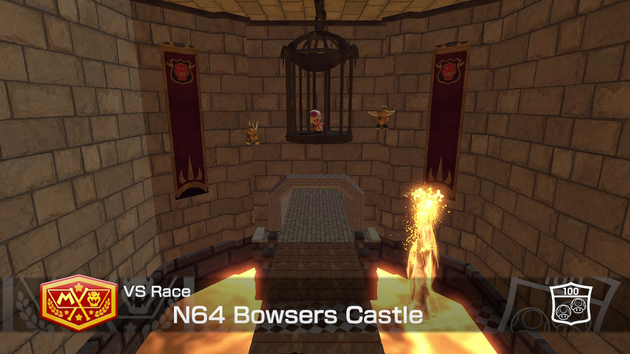 N64 Bowsers Castle (Slimeserver) Mod for Mario Kart 8 Deluxe | MK8D Mods