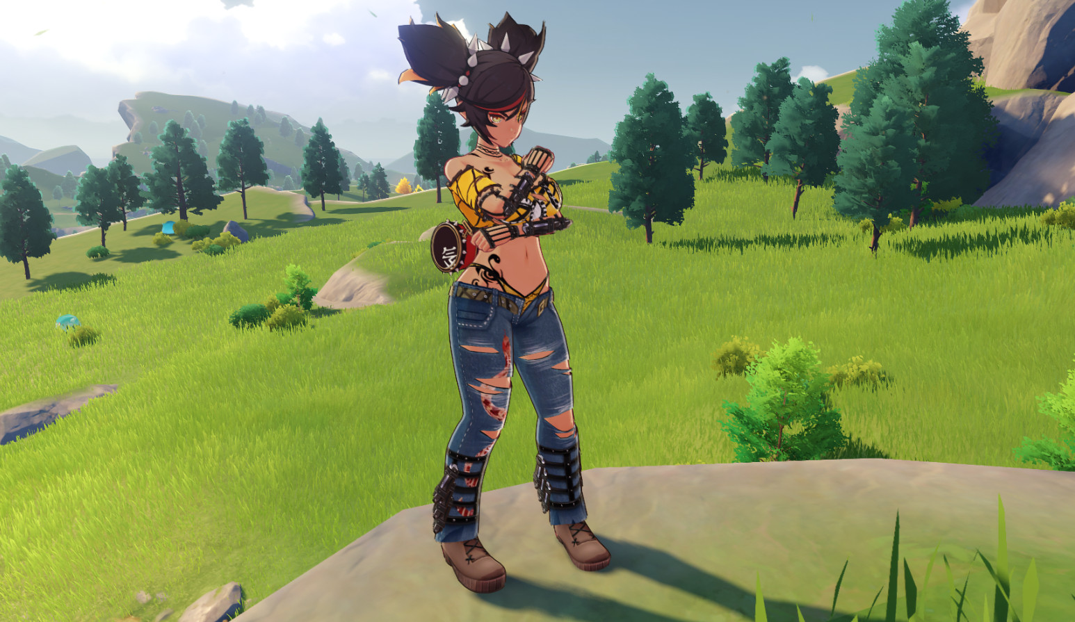 Xinyan Hikage Alternate Outfit Mod for Genshin Impact | GI Mods