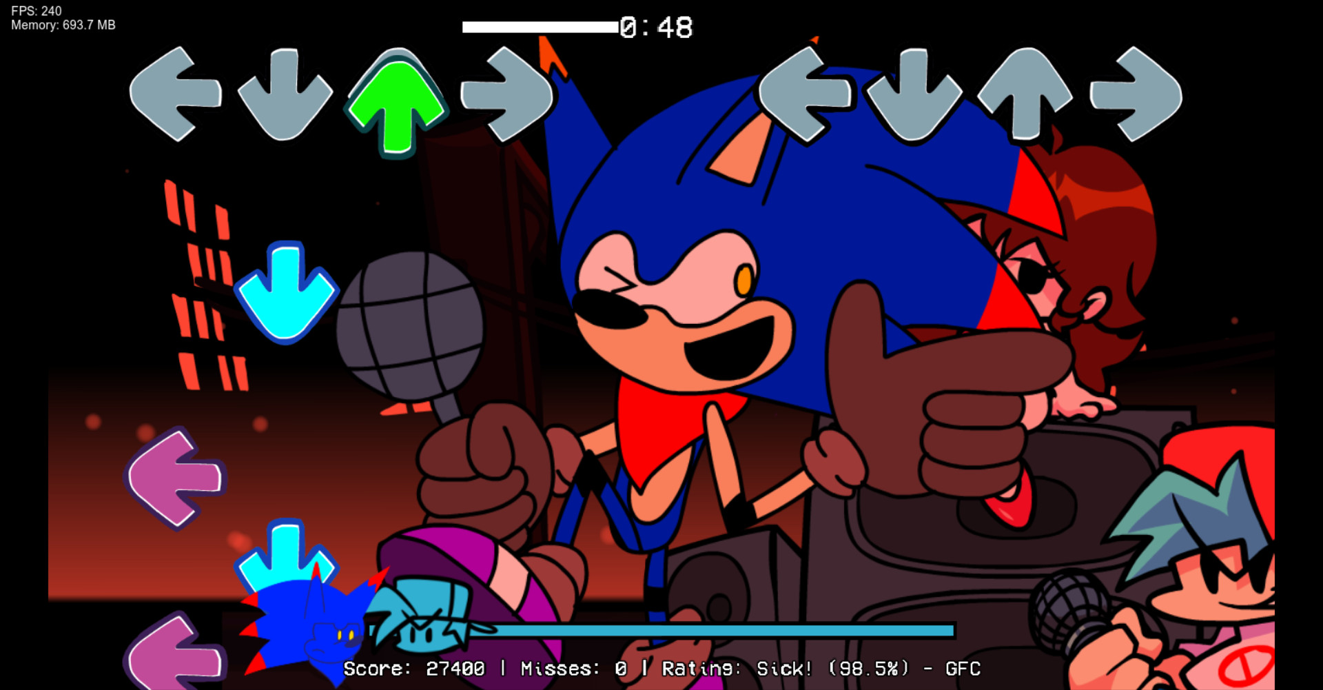 Alternative Destiny Sonic Mod for Friday Night Funkin' | FNF Mods