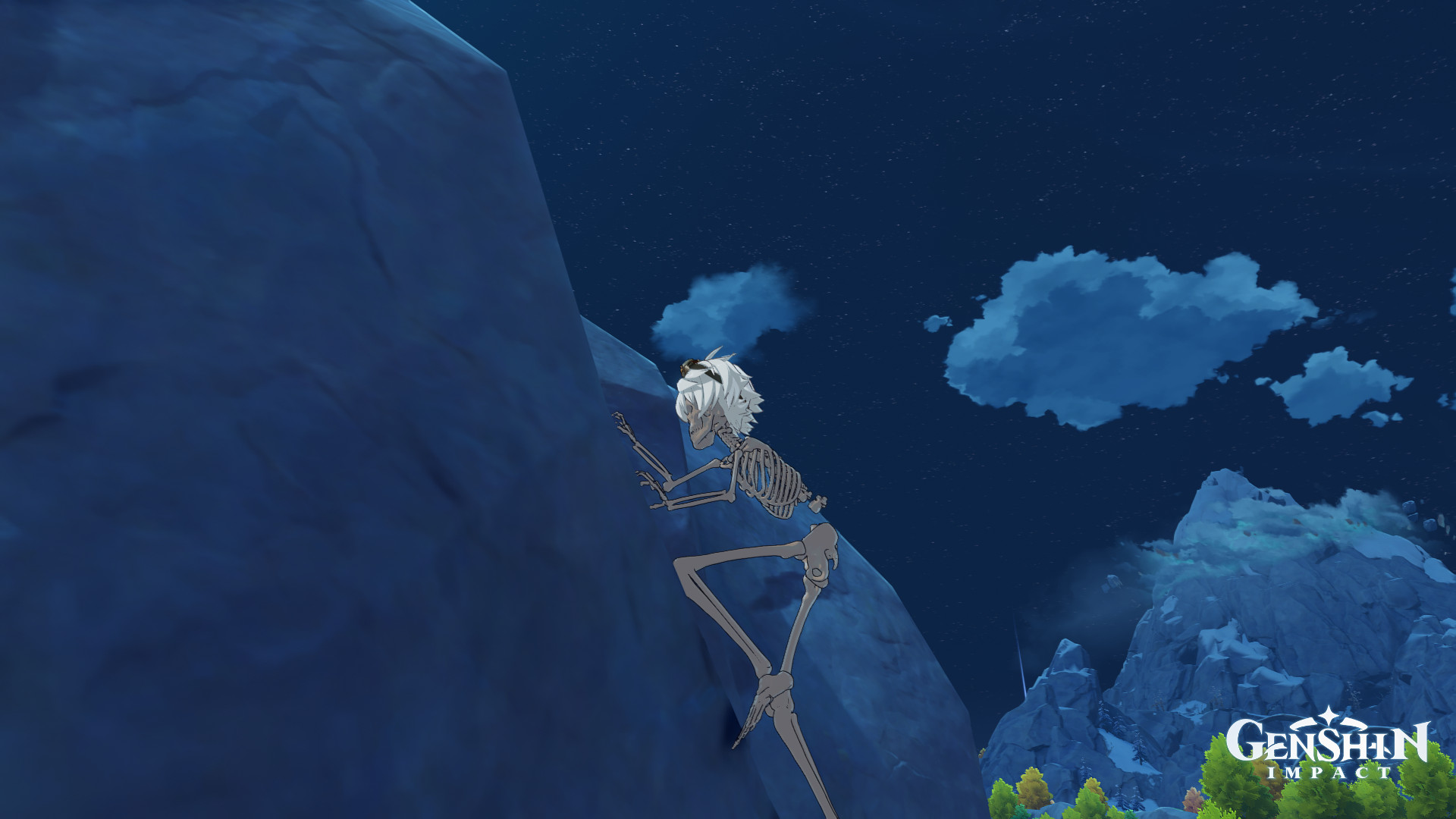 Bennett Skeleton Halloween special nude Mod for Genshin Impact | GI Mods