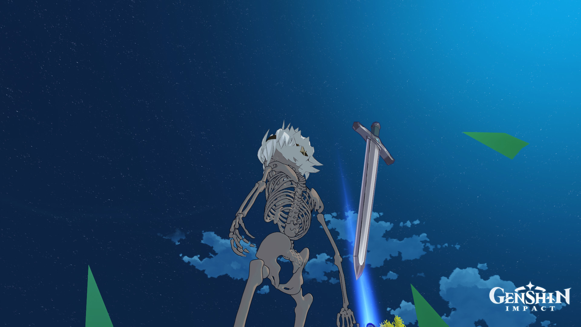 Bennett Skeleton Halloween special nude Mod for Genshin Impact | GI Mods