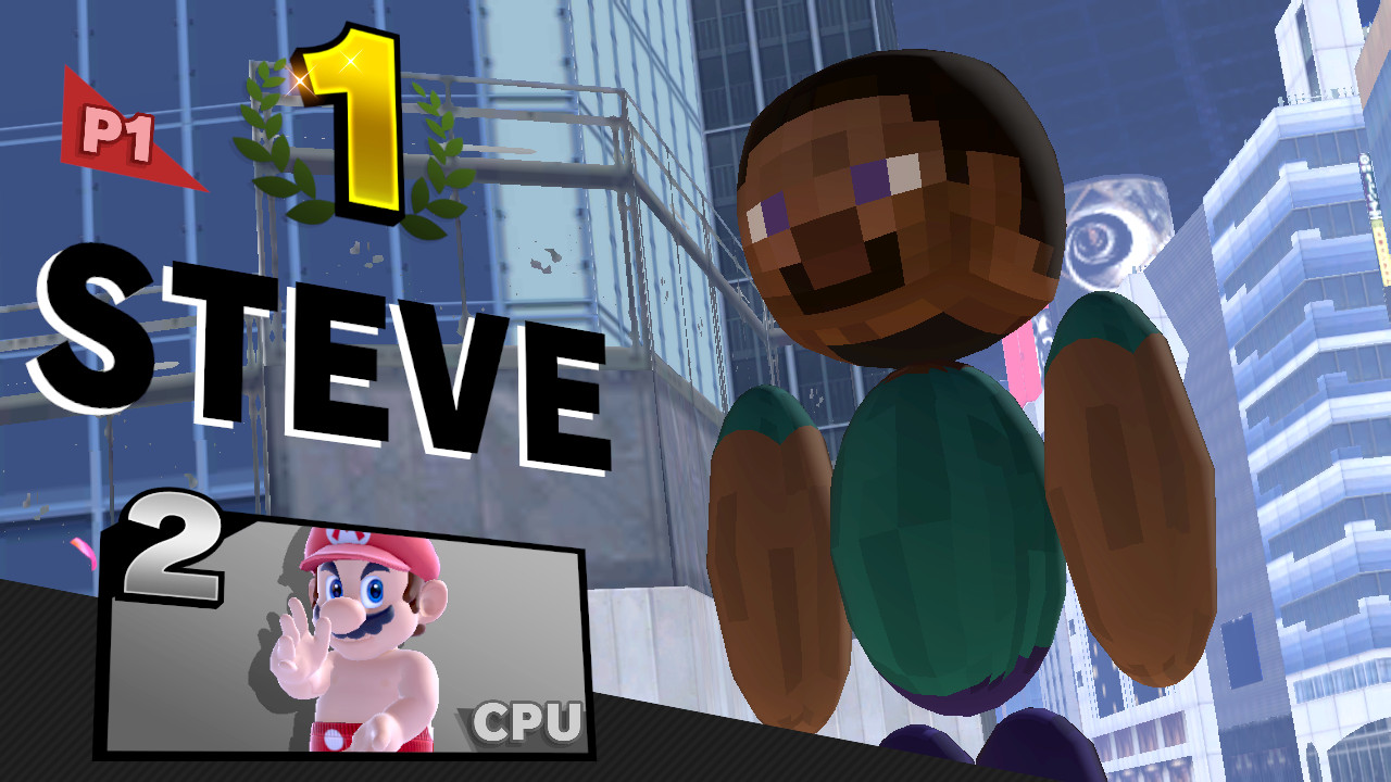 Spherical Steve Mod for Super Smash Bros. Ultimate | SSBU Mods
