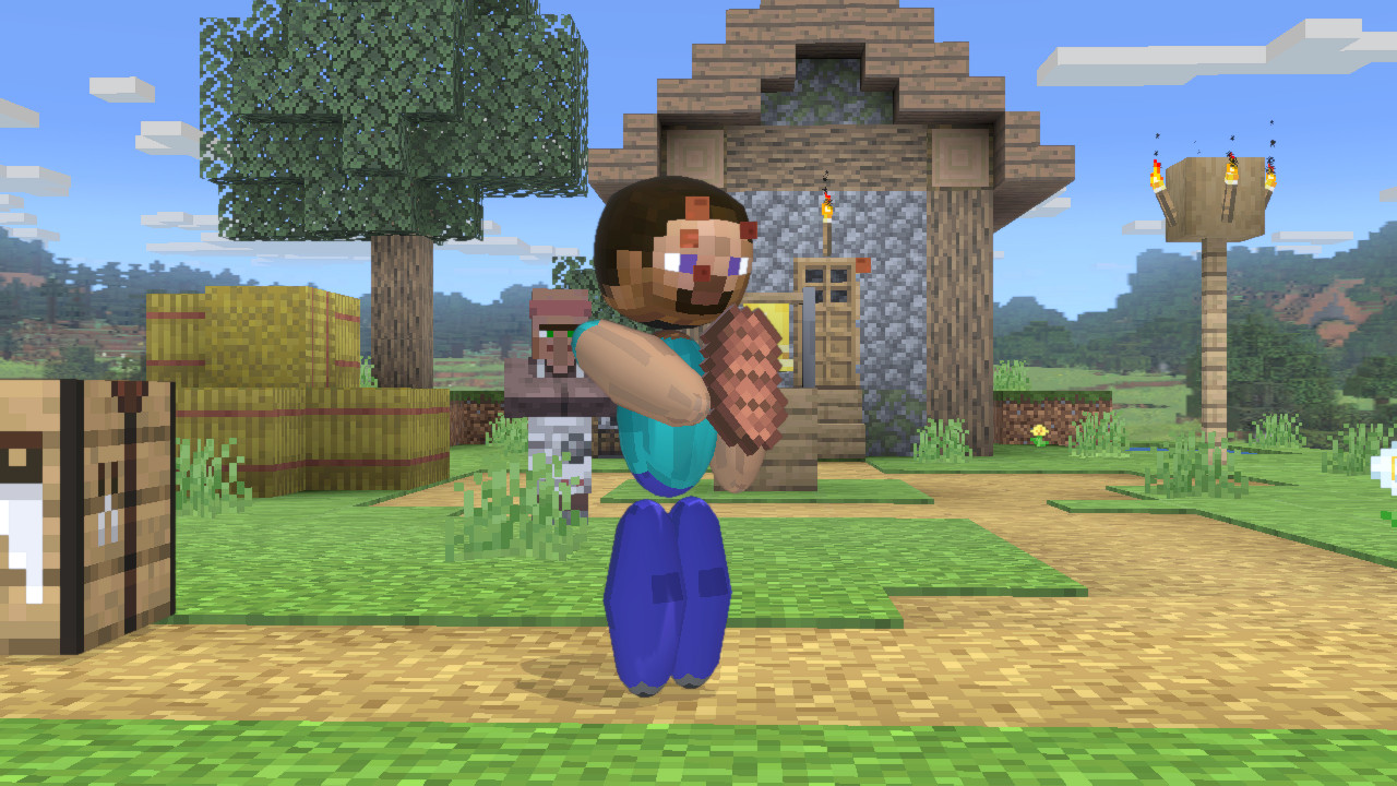 Spherical Steve Mod for Super Smash Bros. Ultimate | SSBU Mods