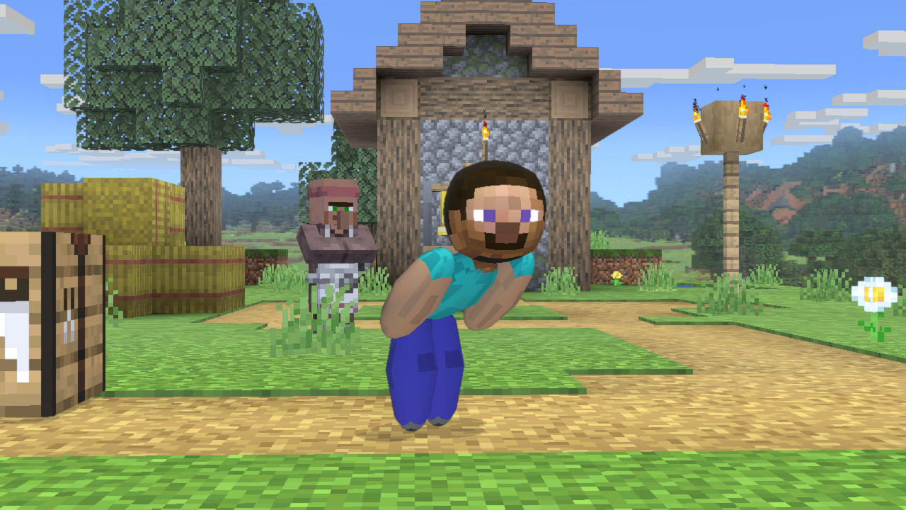 Spherical Steve Mod for Super Smash Bros. Ultimate | SSBU Mods