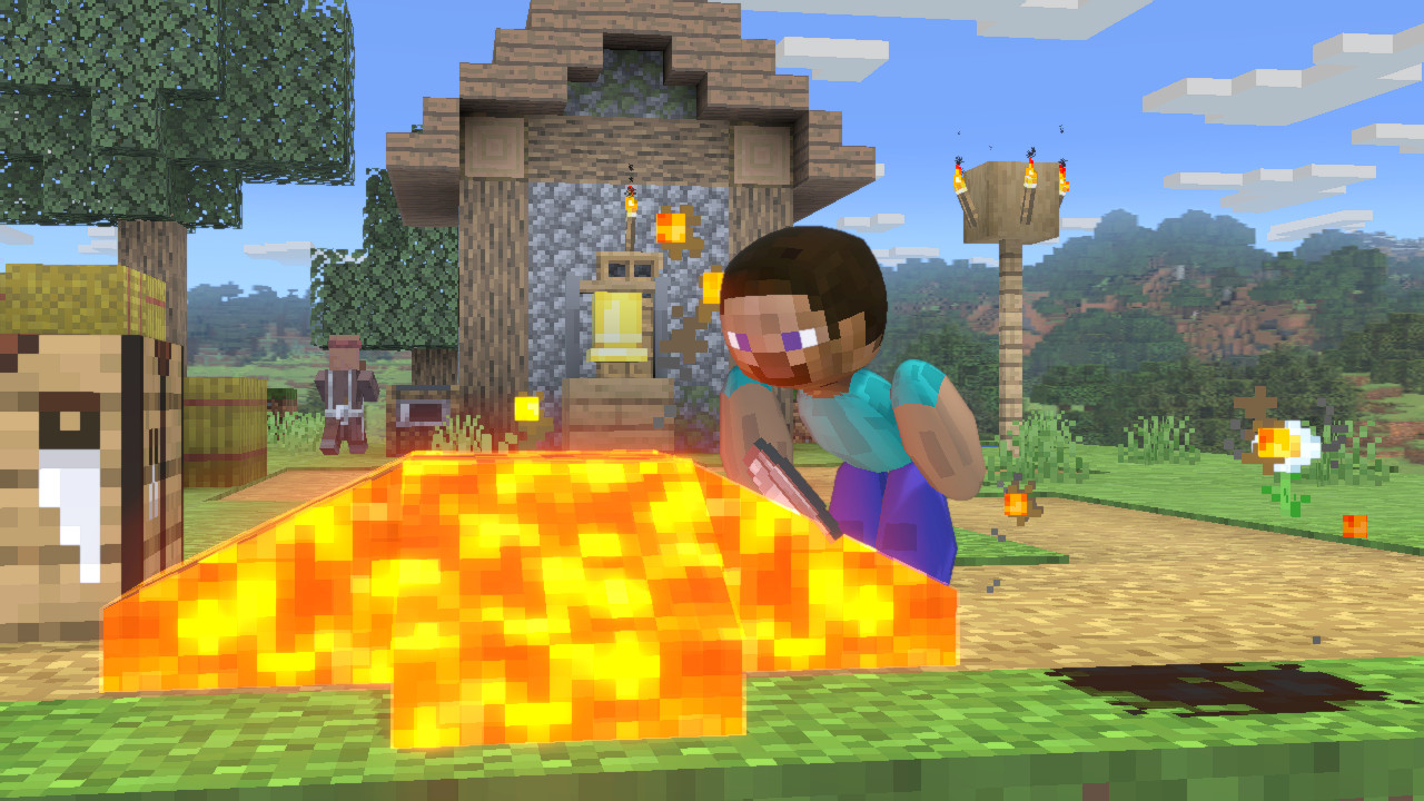 Spherical Steve Mod for Super Smash Bros. Ultimate | SSBU Mods