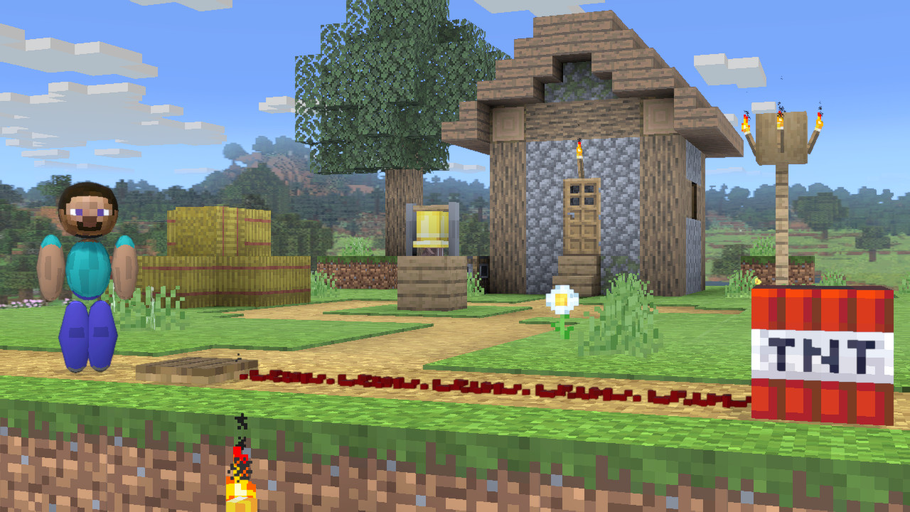 Spherical Steve Mod for Super Smash Bros. Ultimate | SSBU Mods