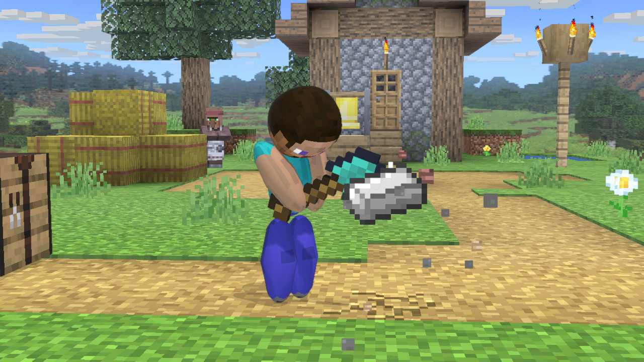 Spherical Steve Mod for Super Smash Bros. Ultimate | SSBU Mods