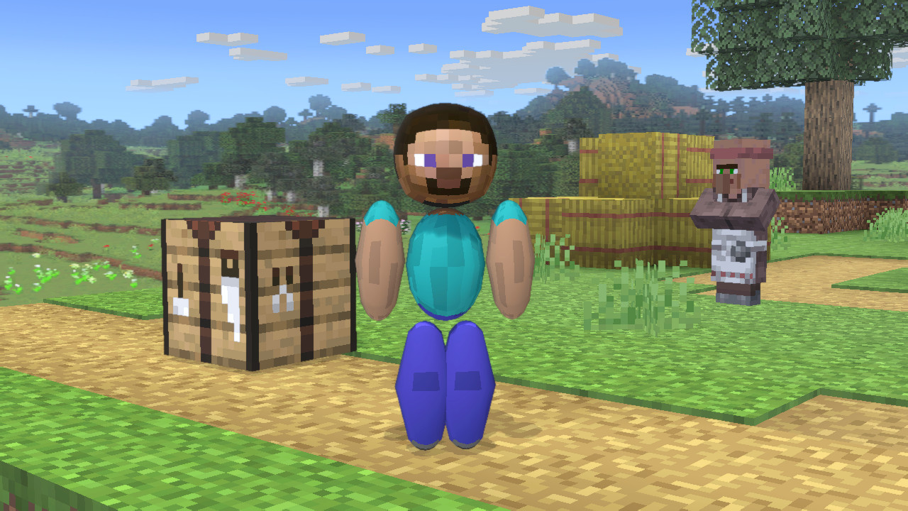 Spherical Steve Mod for Super Smash Bros. Ultimate | SSBU Mods