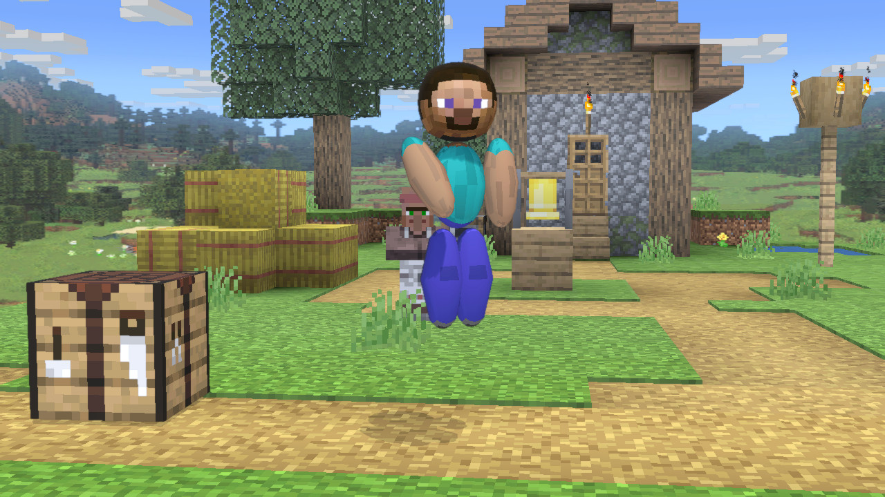 Spherical Steve Mod for Super Smash Bros. Ultimate | SSBU Mods