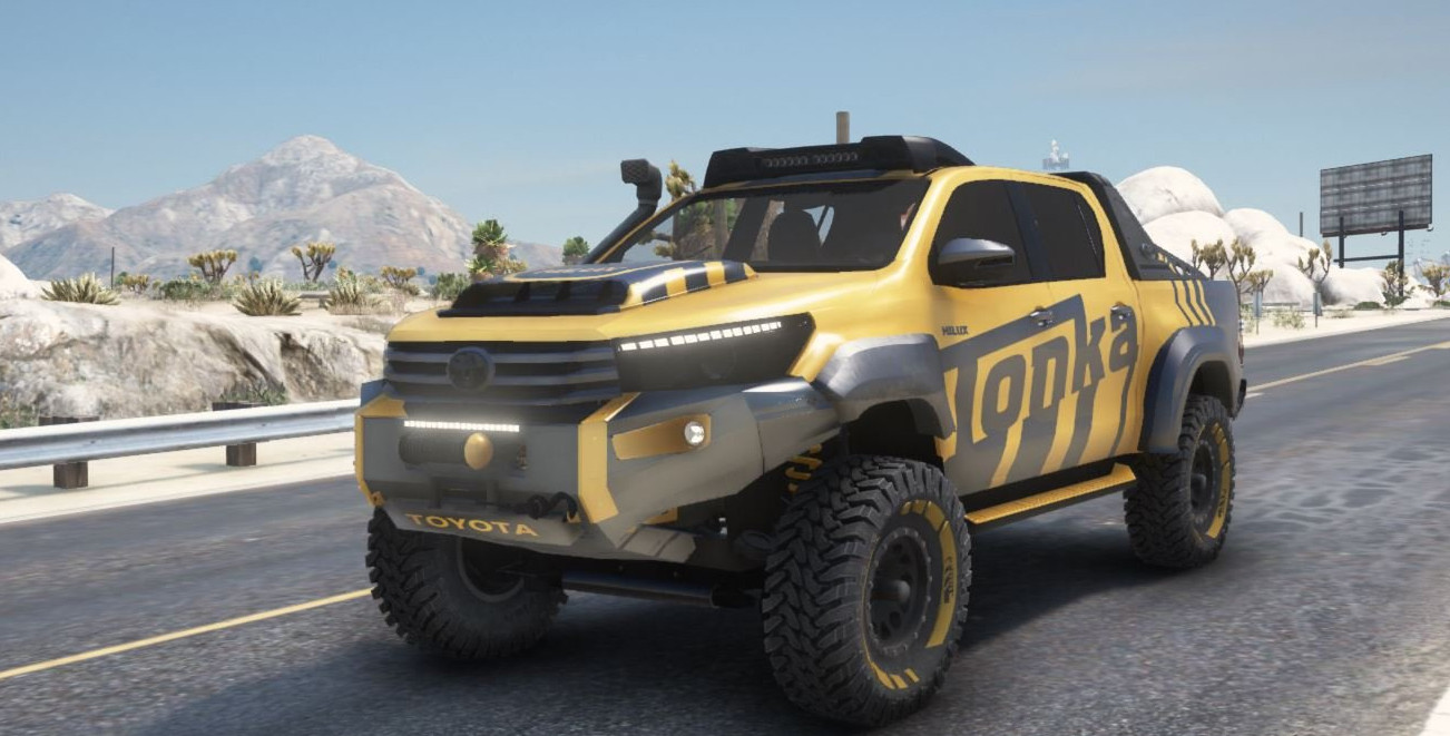 Toyota Hilux Tonka Concept 2017 Mod for Grand Theft Auto V | GTA5 Mods