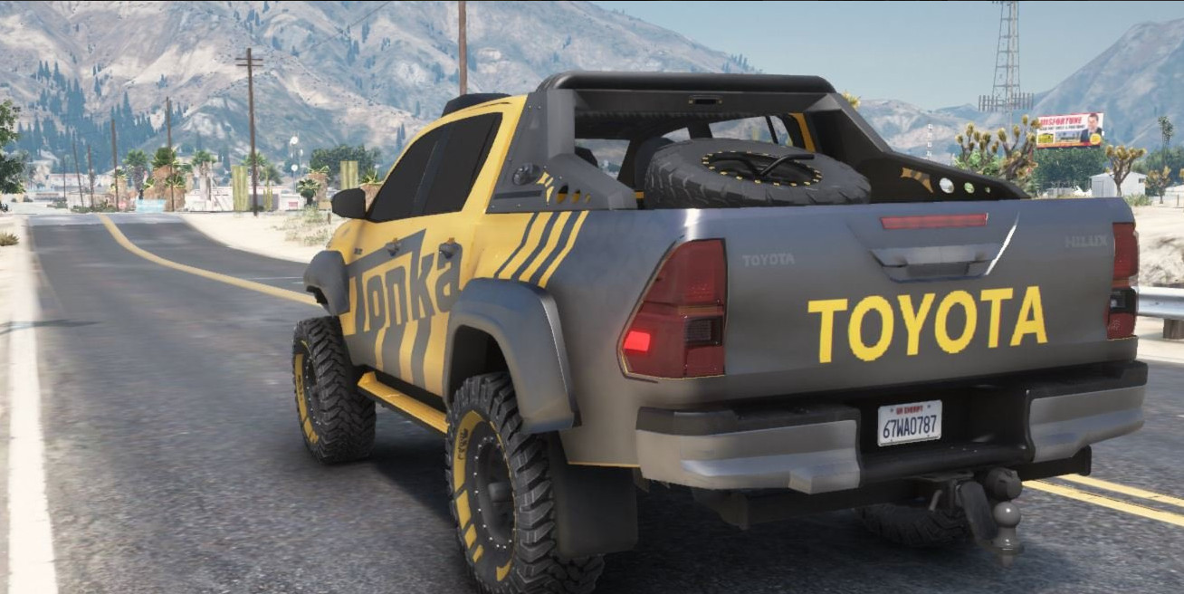 Toyota Hilux Tonka Concept 2017 Mod for Grand Theft Auto V | GTA5 Mods