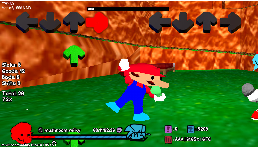 Mario 64 Another Funkin Road (DEMO Mod)) Mod for Friday Night Funkin ...